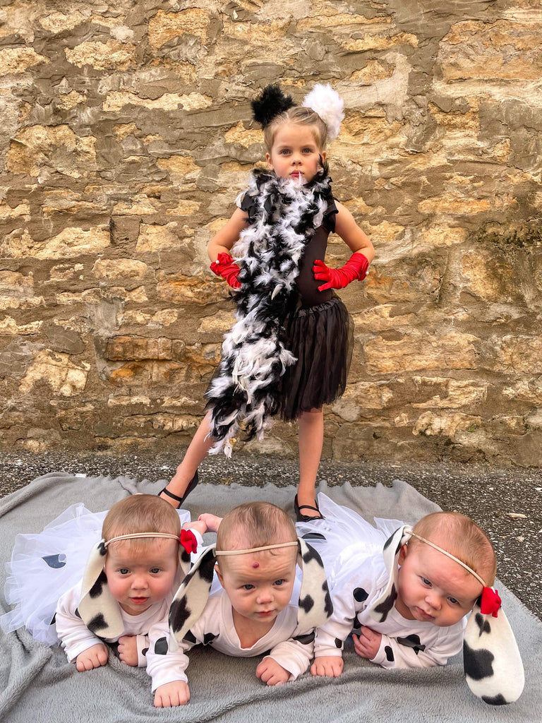 Evil Dalmatian Queen Kids Costume - Cruella Inspired – South of Urban Shop